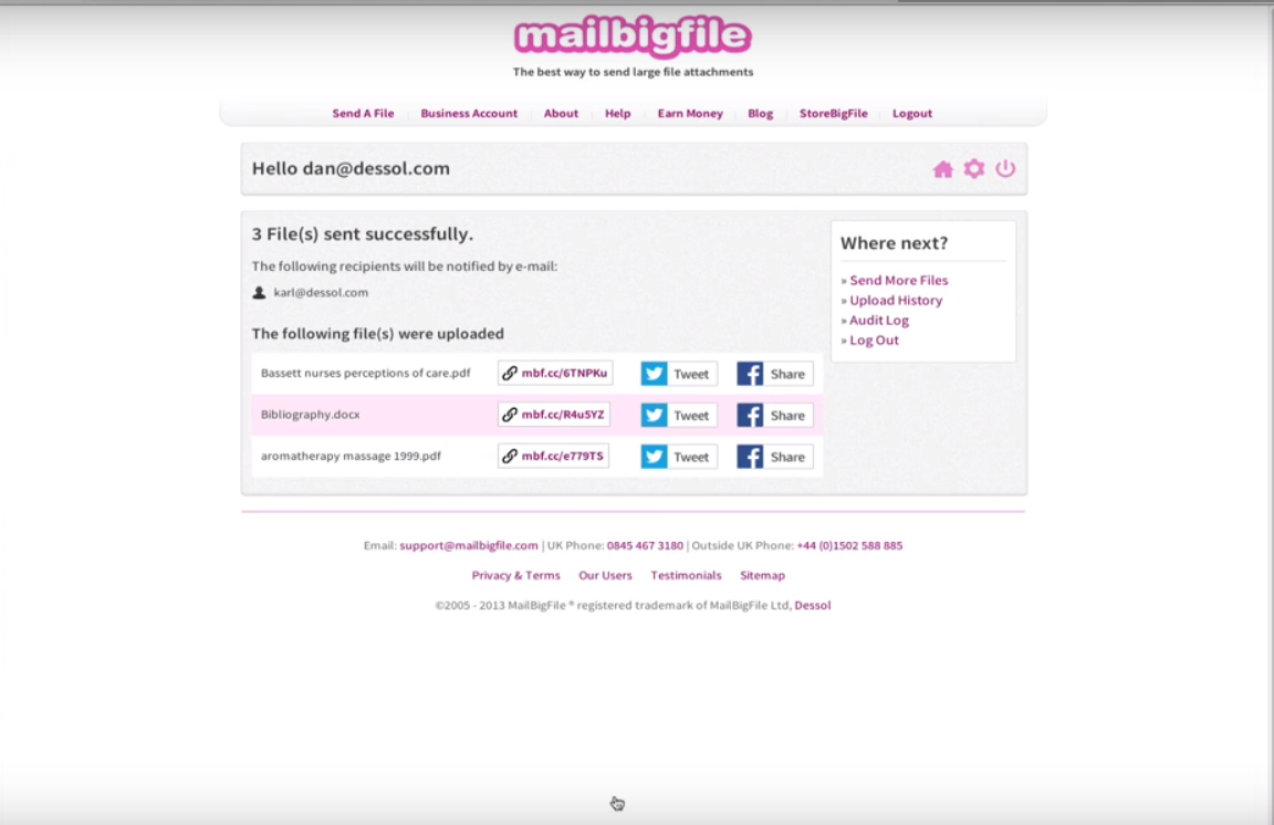 MailBigFile: precios, funciones y opiniones