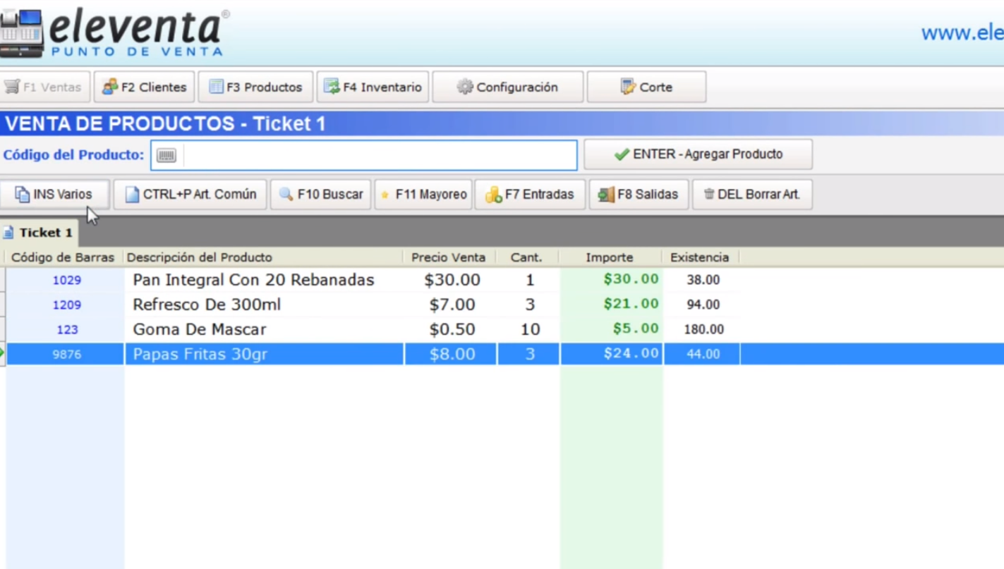 Eleventa punto de venta : precios, funciones y opiniones