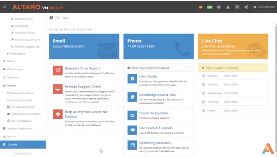 Altaro: precios, funciones y opiniones